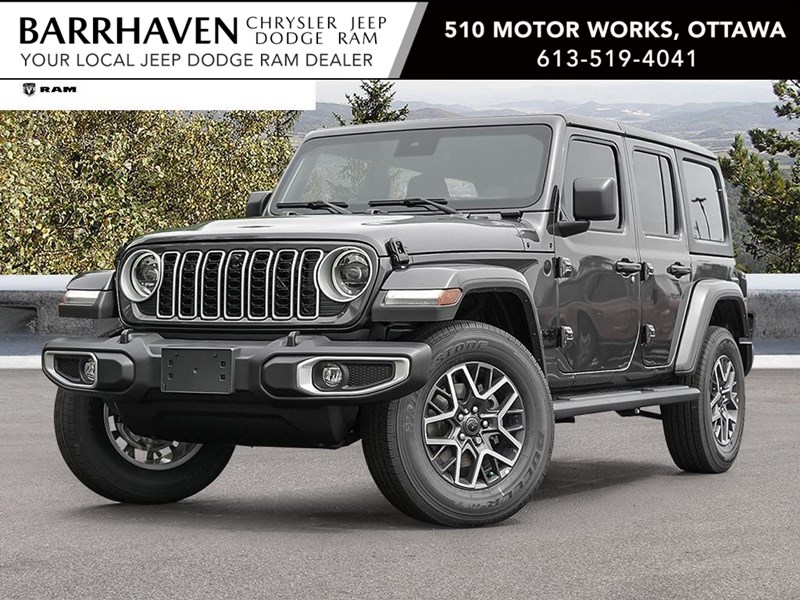 Barrhaven New 2025 Jeep Wrangler Sahara in stock New vehicle overview ...